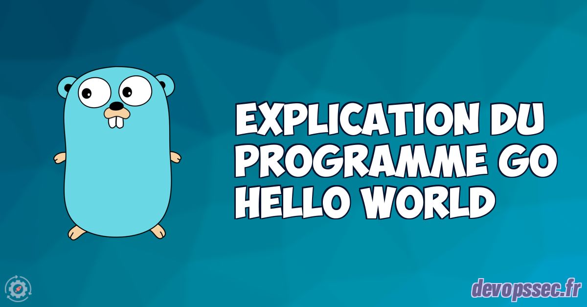 Explication pas à pas du programme GO hello world
